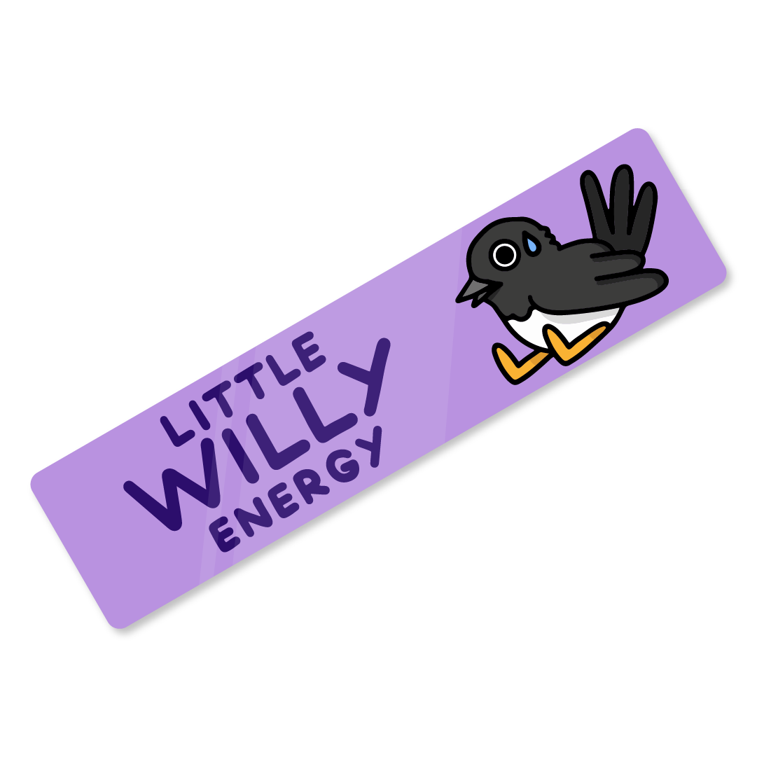 'Little Willy Energy' Willy Wagtail Bumper Sticker – Carla Scotto