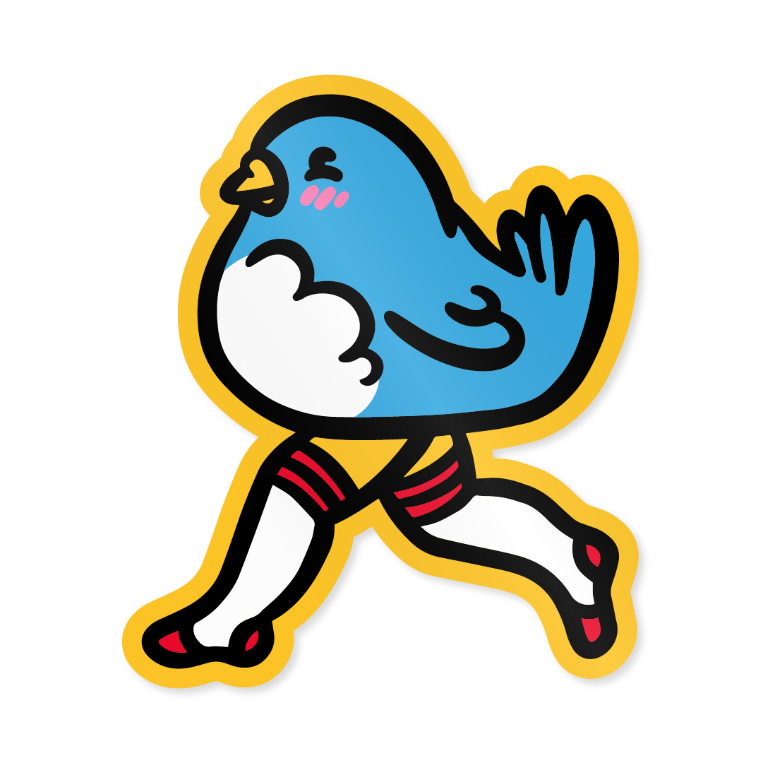 Thicc Bird - Vinyl Sticker – Carla Scotto